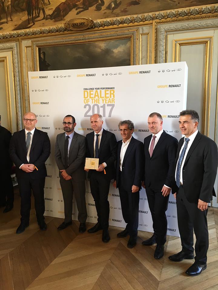 Abc Motors CEO received the Renault "Dealer of the Year" award